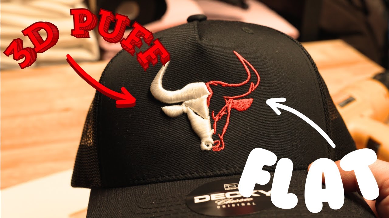 Turning a SIMPLE image into a 3D PUFF embroidery design for a hat ...