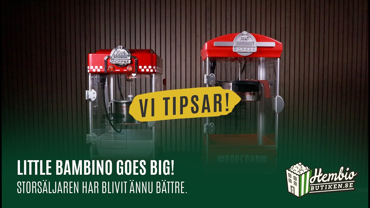 BIG BAMBINO - GREAT NORTHERN POPCORNMASKIN! - YouTube