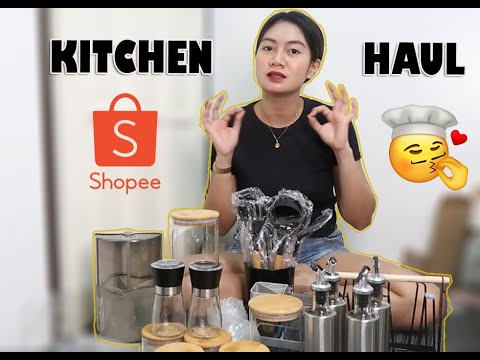 KITCHEN HAUL 🧡🥳 | Shopee Finds + Affordable Kitchen Must Have ...