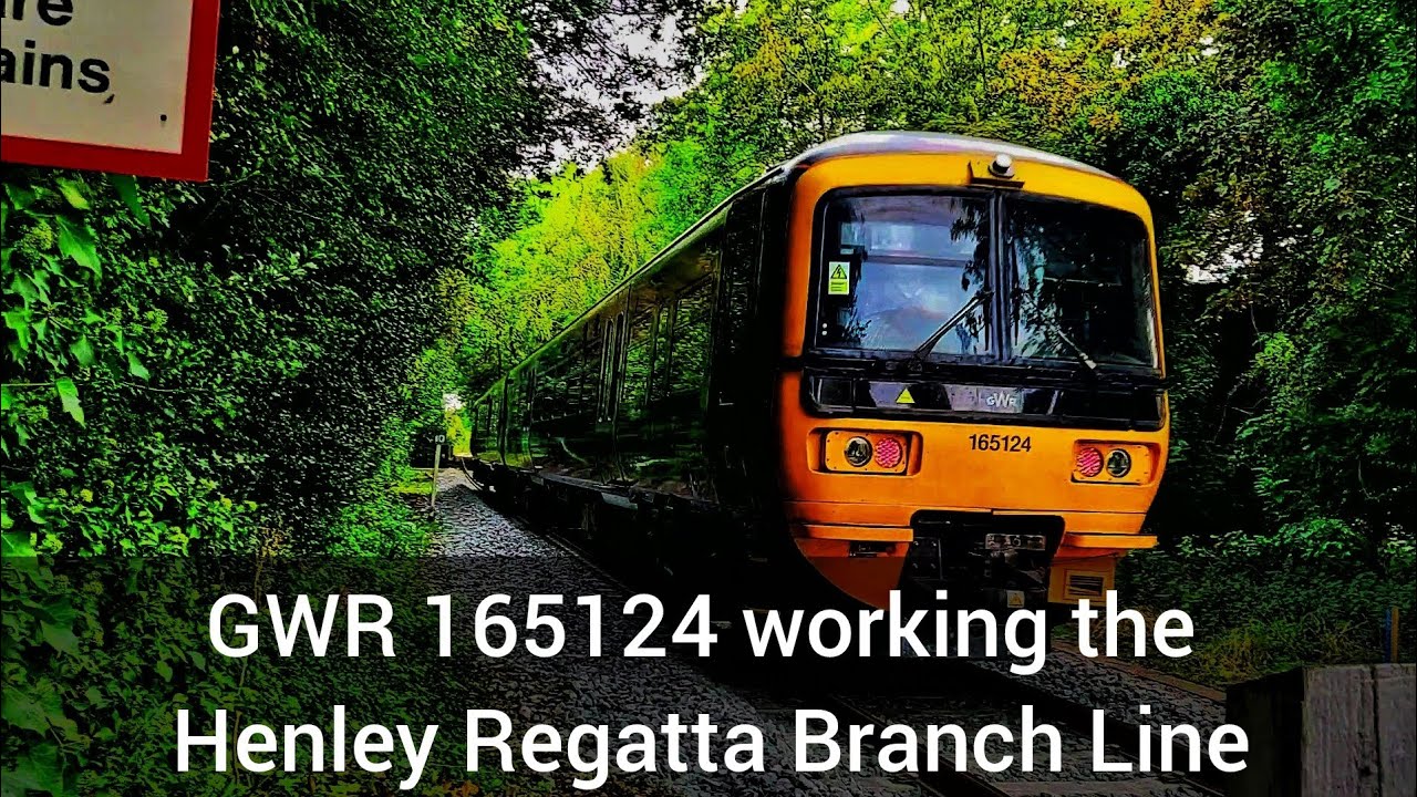 GWR 165124 working the Henley Regatta Branch Line | 22.09.23 - YouTube