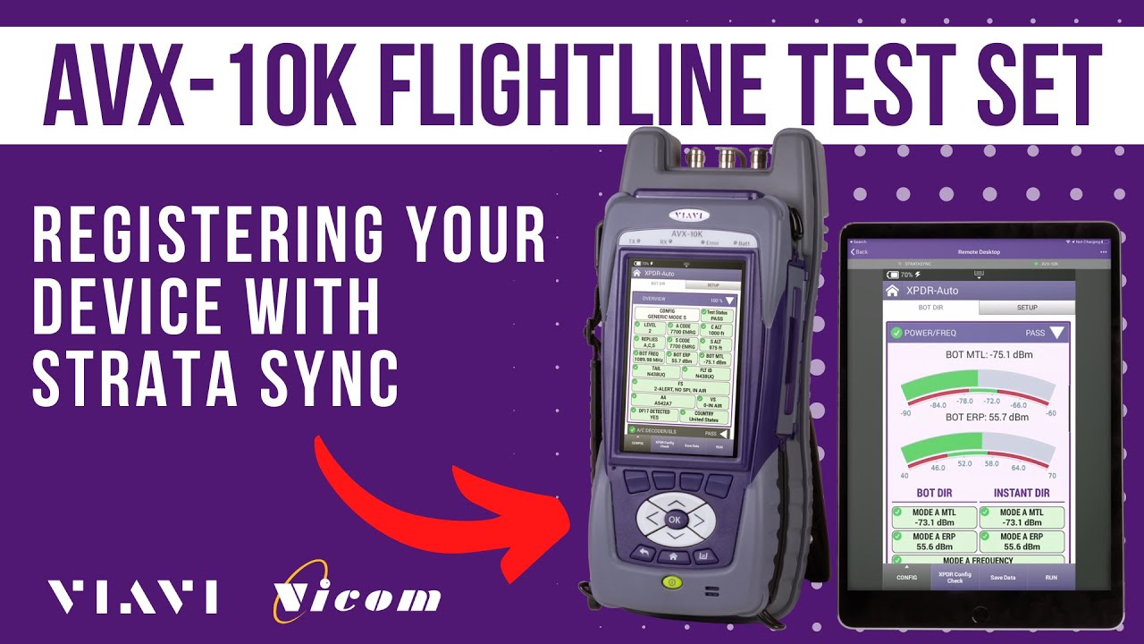 AVX-10K Training - Registering your device with Strata Sync - YouTube