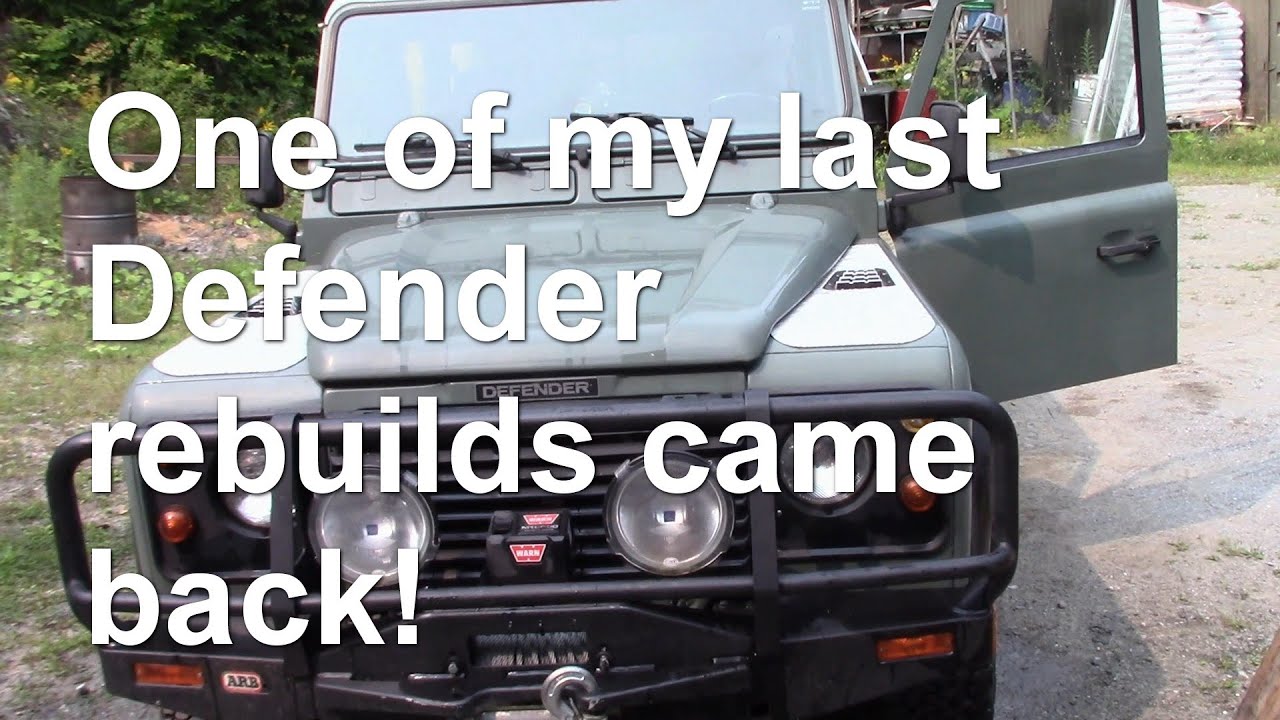 One of my last Defender rebuilds came back! - YouTube