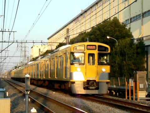 西武新2000系2077F 試運転 - YouTube