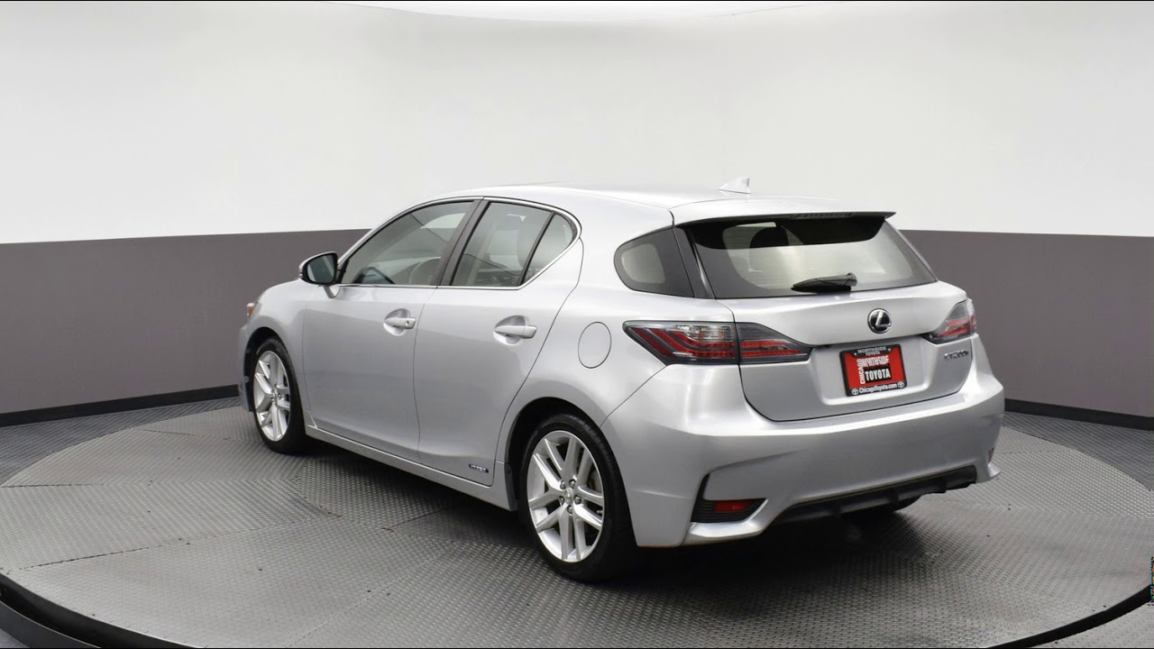 2016 Silver Lexus CT 200h Hatchback #P11479 - YouTube