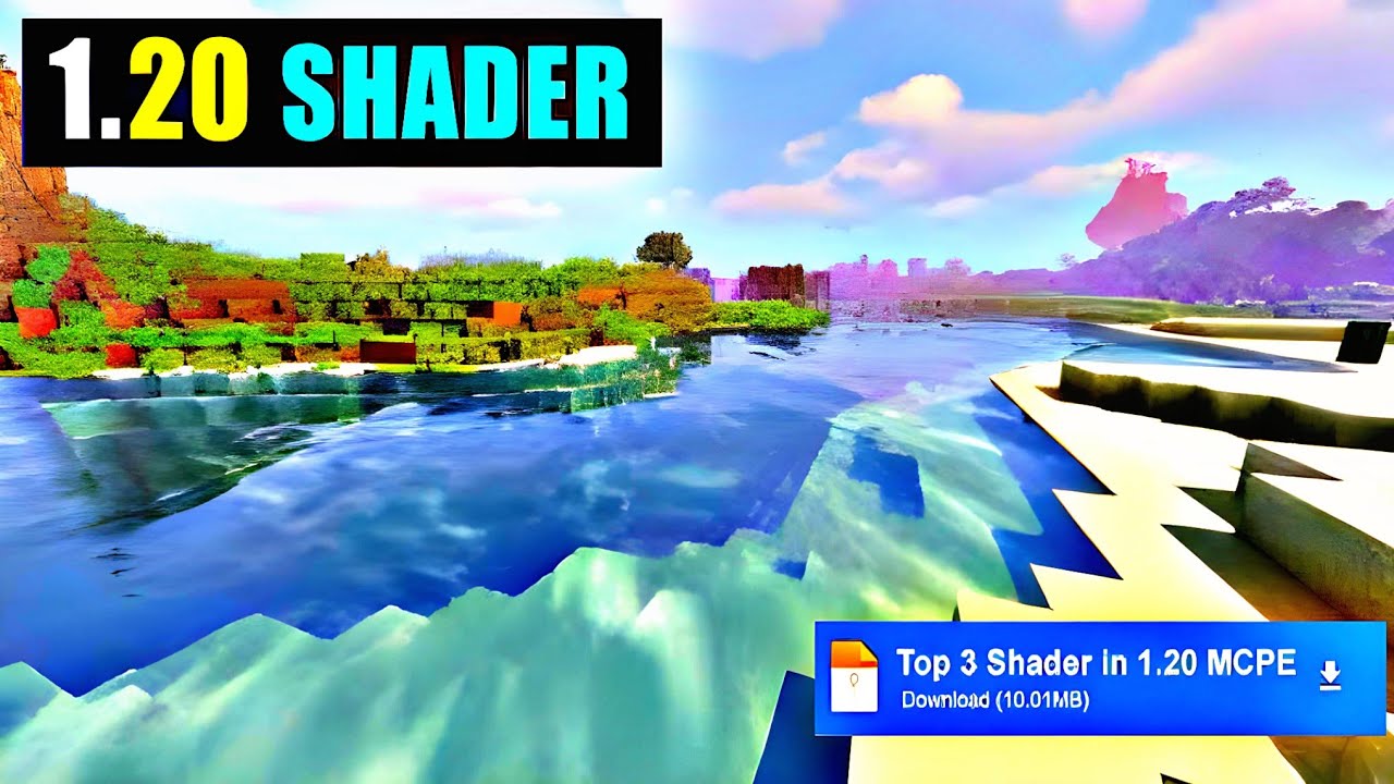 TOP 3 HIGH GRAPHIC SHADERS FOR MCPE 1.20 || BEST SHADERS FOR MCPE - YouTube