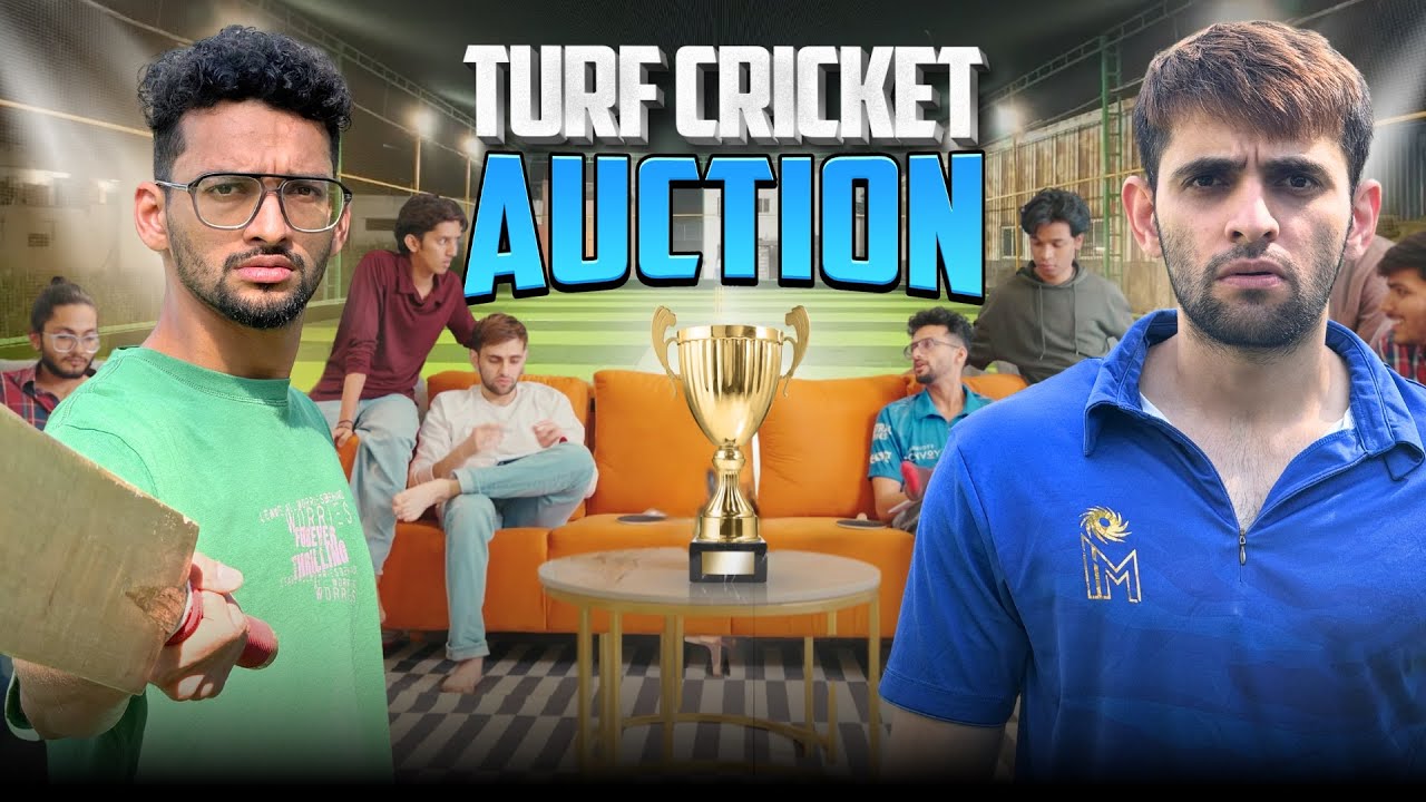 Turf Cricket Auction | IPL 2025 | Funcho - YouTube
