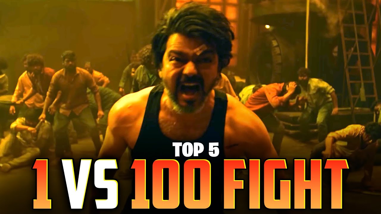 Top 5 Best ONE vs 100 Fights (தமிழ்) - YouTube