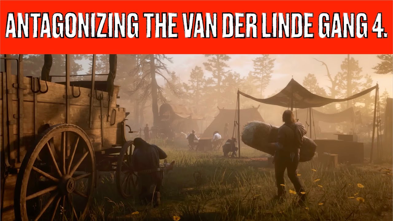 Red Dead Redemption II. Arthur Morgan antagonizing The Van der Linde ...