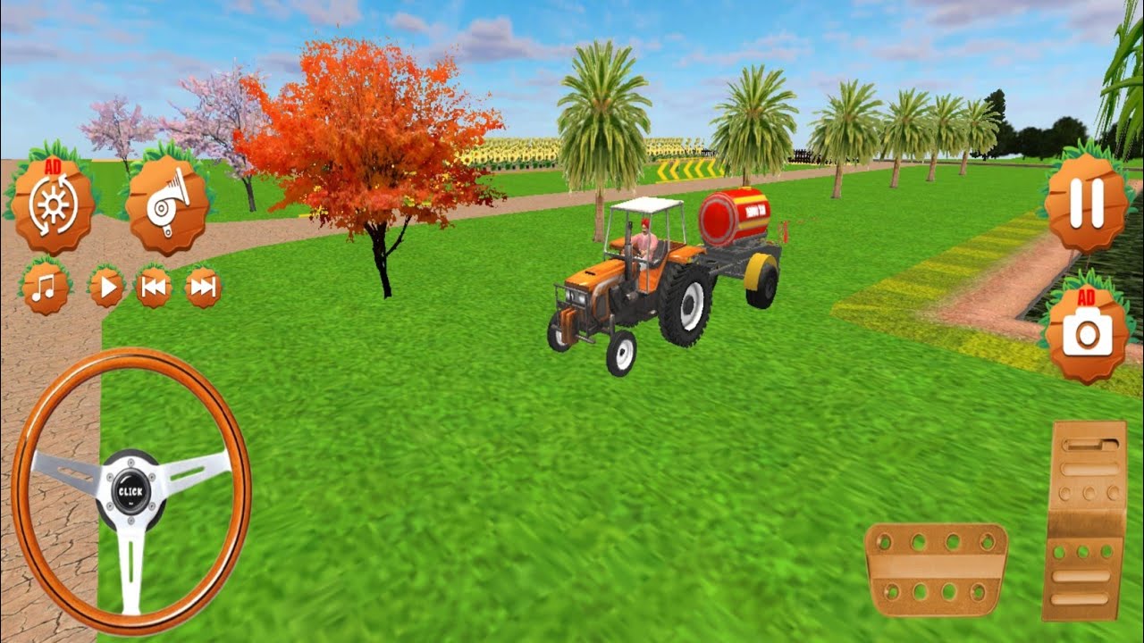 Traktor Driver 3D Driving Simulator – Navigating Farm Terrain Android ...