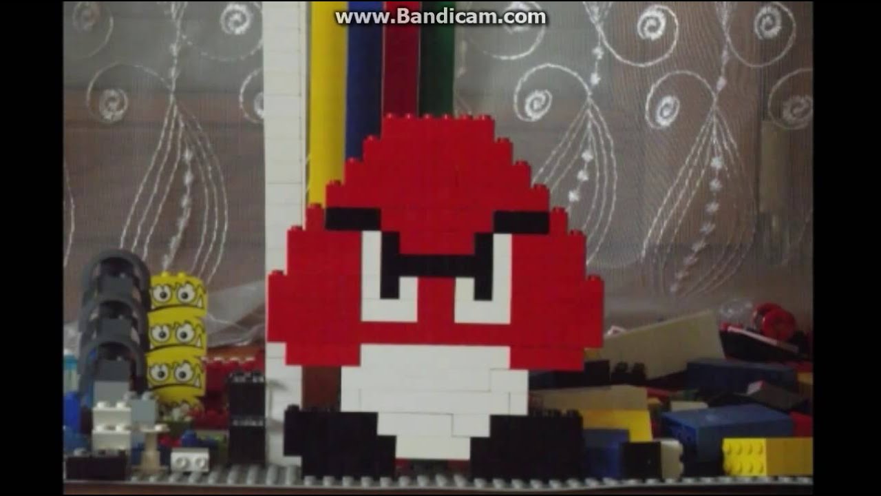 Lego gomba szörny stop motion - YouTube