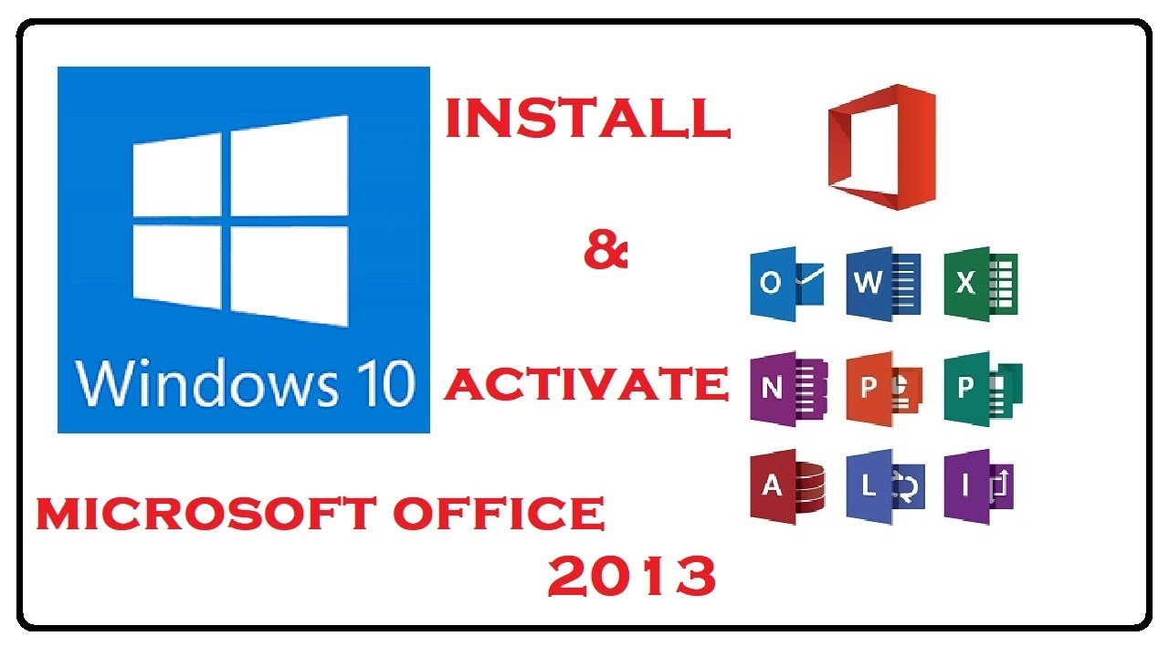 How to Install & Activate Microsoft Office 2013 - YouTube