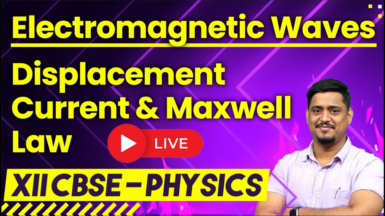 Class 12 Physics - Electromagnetic Waves - Displacement Current ...