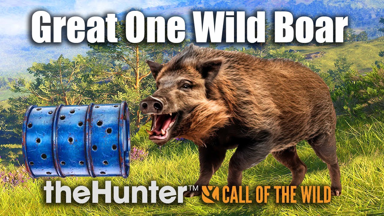 New Great One Wild Boar ! - theHunter Call Of The Wild - YouTube