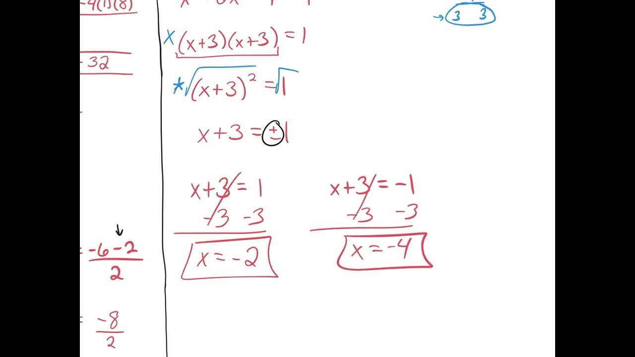 Algebra II Concepts Lesson 2.5 Part 2 - YouTube