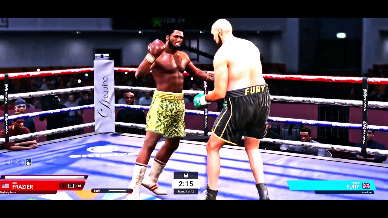 Undisputed Boxing Online Fight | Joe "Smokin Air" Frazier Vs Tyson ...
