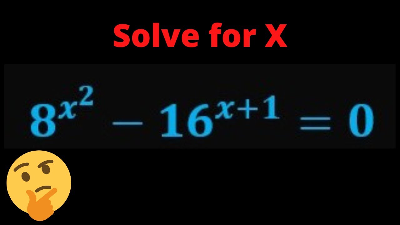 How to solve an exponential equation |Indices and Surds | Math Olympiad ...