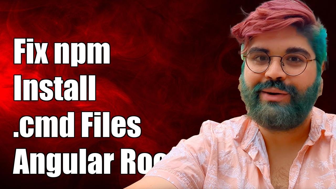 Fixing Npm Install Creating Cmd Files In Angular Project Root 3998