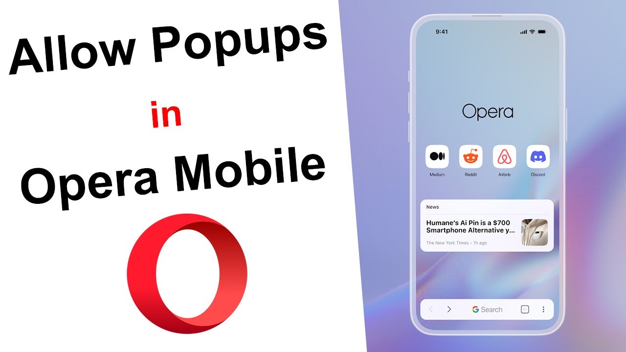 How to Allow Popups in Opera Mobile? - YouTube