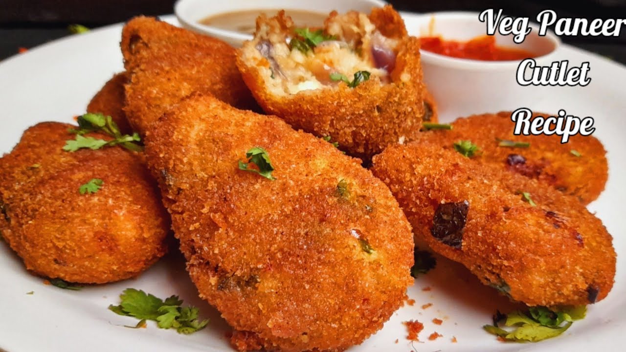 Paneer Cutlet Recipe| Veg Cutlet | Iftar Recipe | Paneer Recipes ...