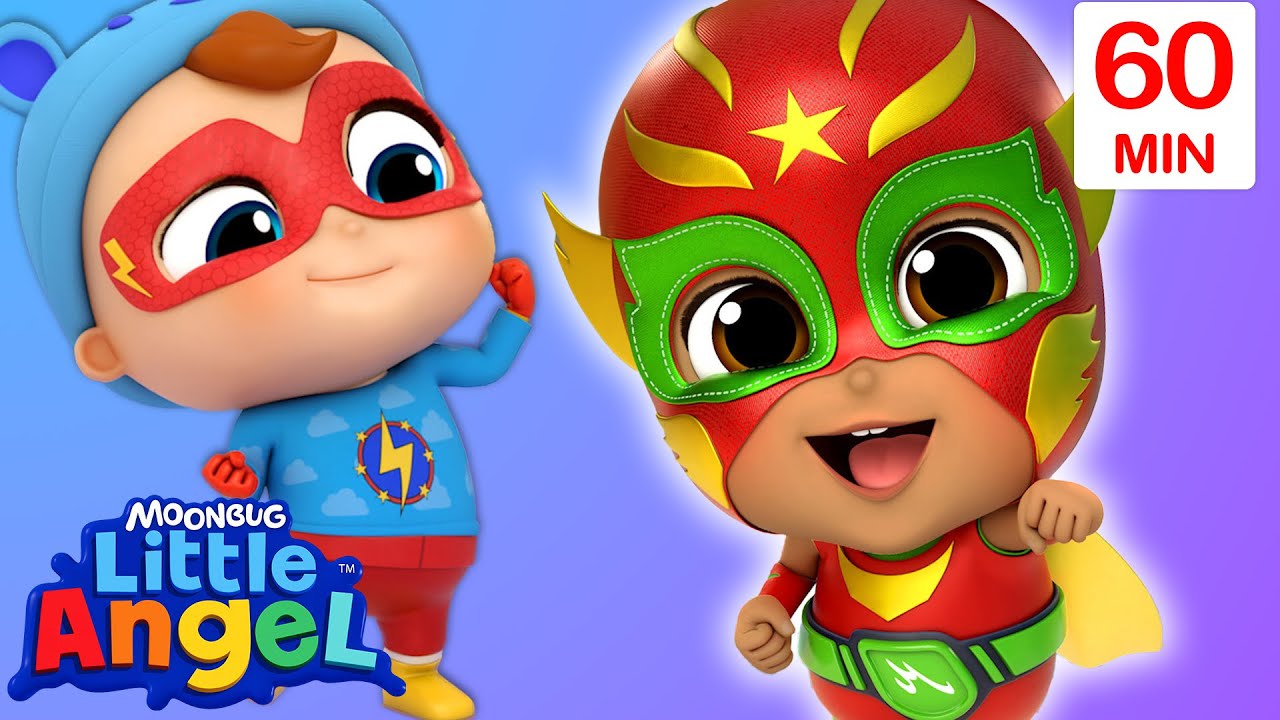 Two Superhero + More Little Angel Nursery Rhymes and Kids Songs ...