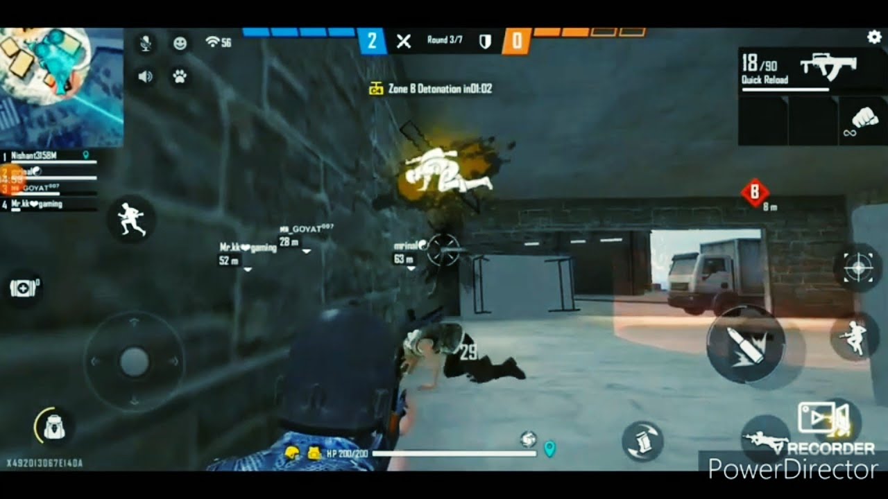 Free Fire Bomb Squad Gameplay (part-8) - YouTube