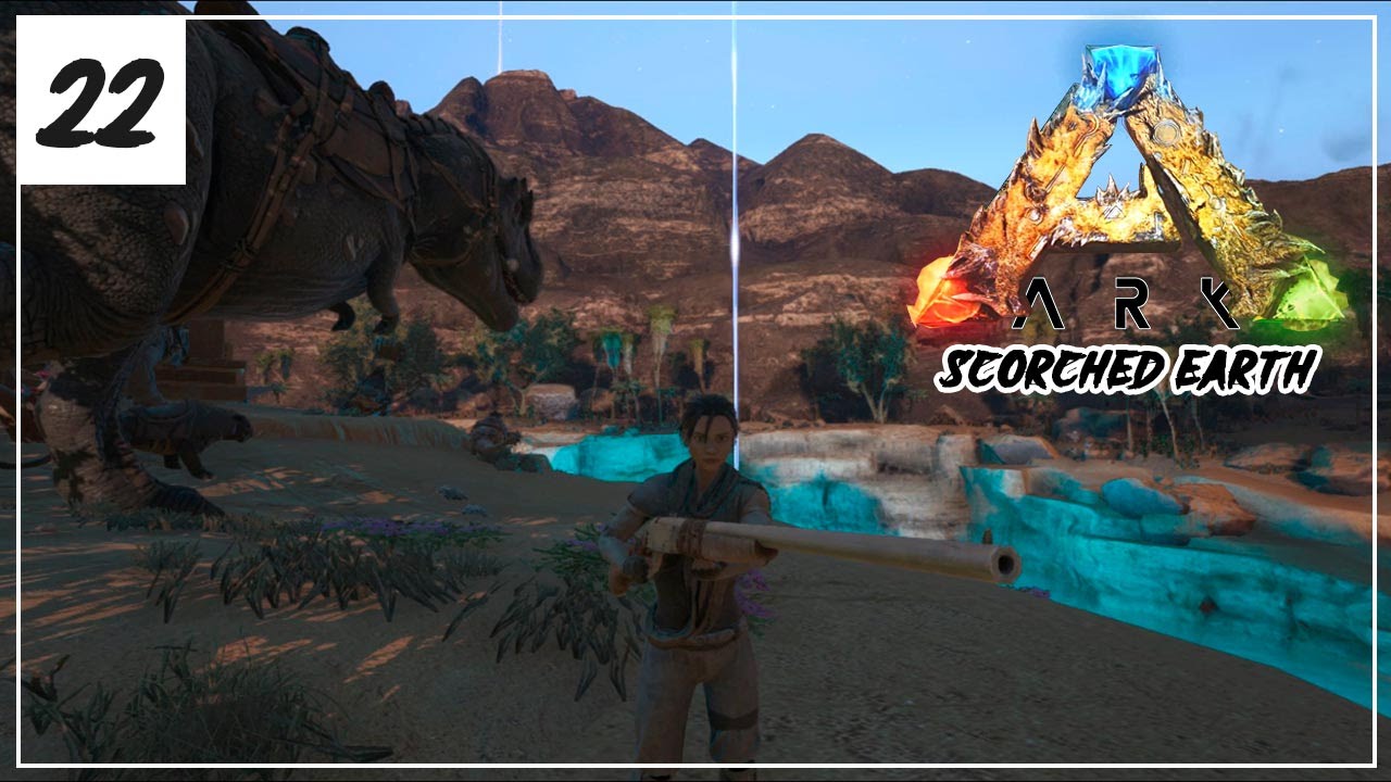 ARK Scorched Earth - Upgrading our weapons! - E22 - YouTube
