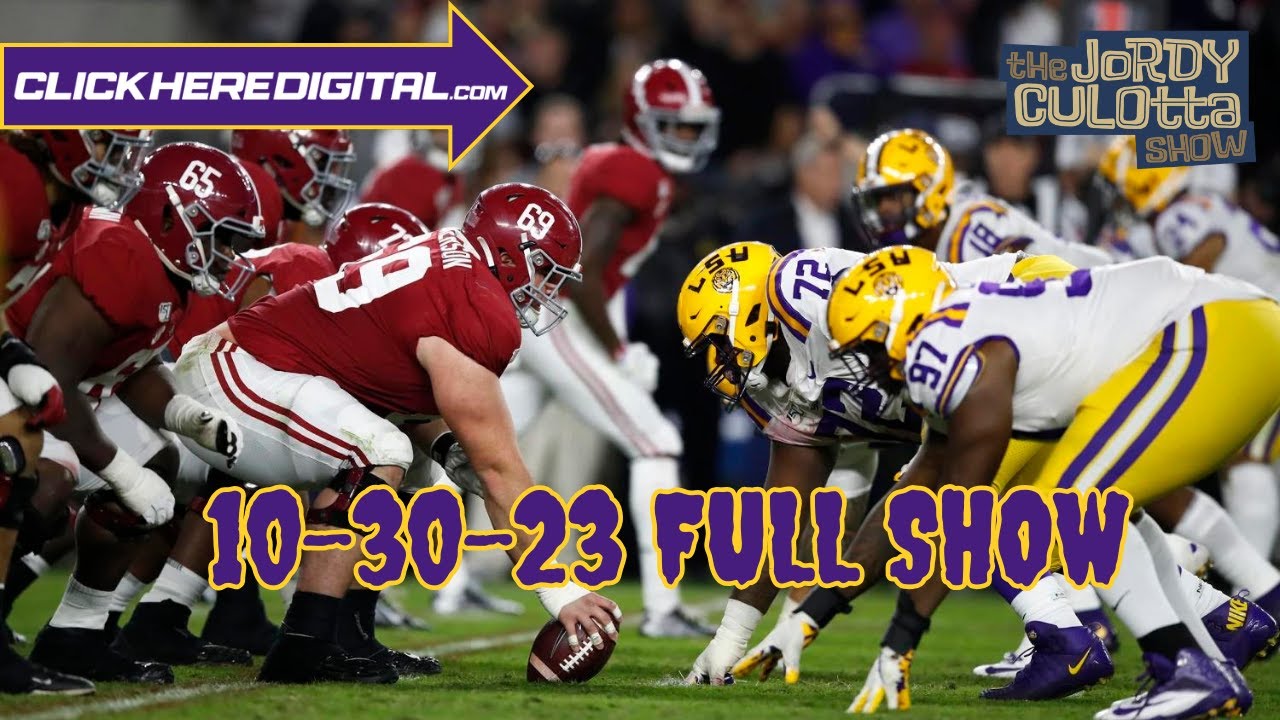 The Jordy Culotta Show | BAMA WEEK! | Can LSU Stun Alabama again in ...
