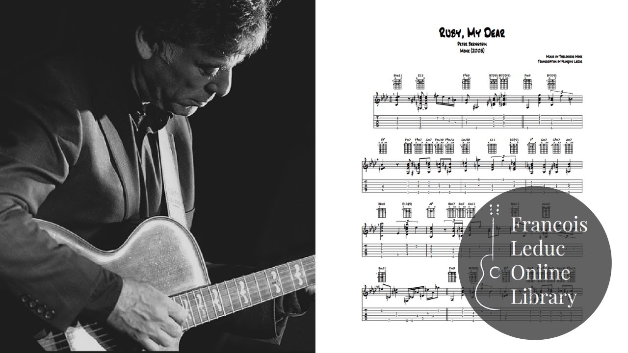 Ruby, My Dear - Peter Bernstein (Transcription) - YouTube