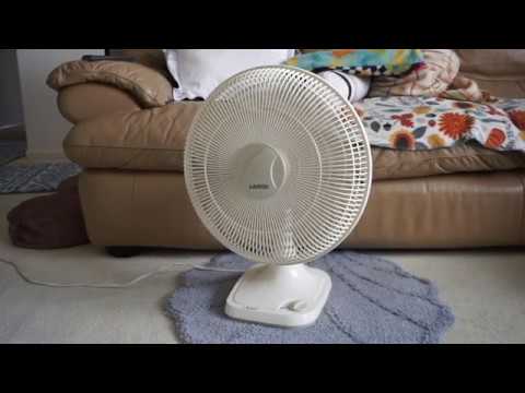16" Lasko oscillating table fan model 2016 remake - YouTube
