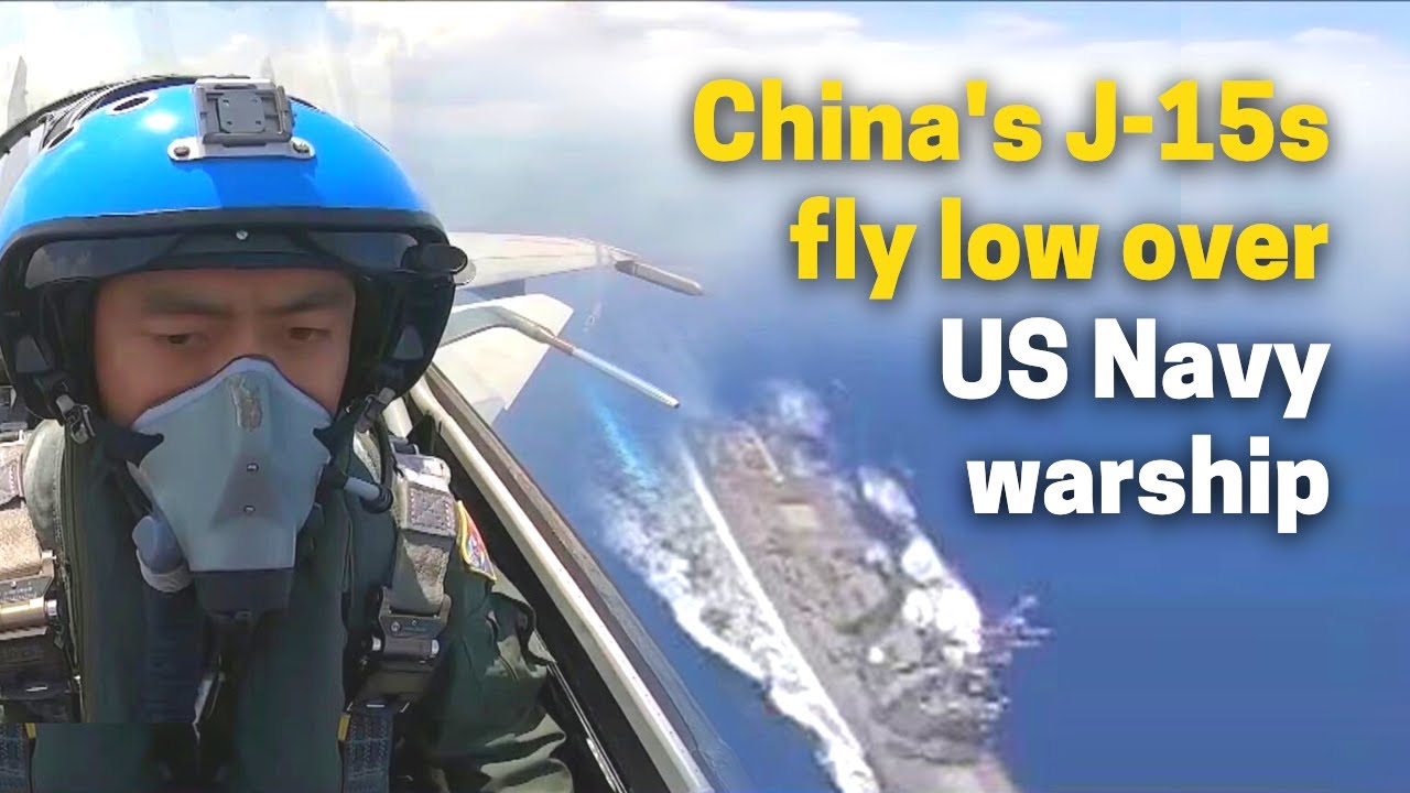 China's fighters fly over US warship! Is China sending a strong message ...