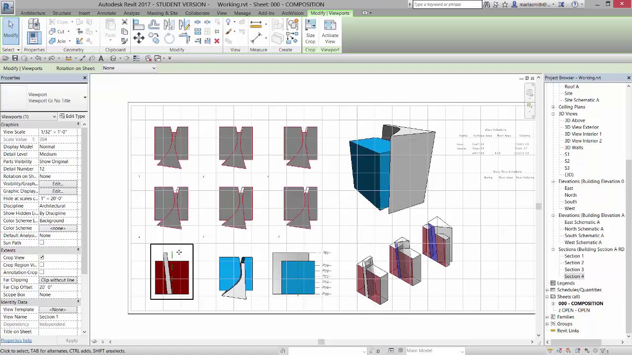 1-10 Revit Section View - YouTube