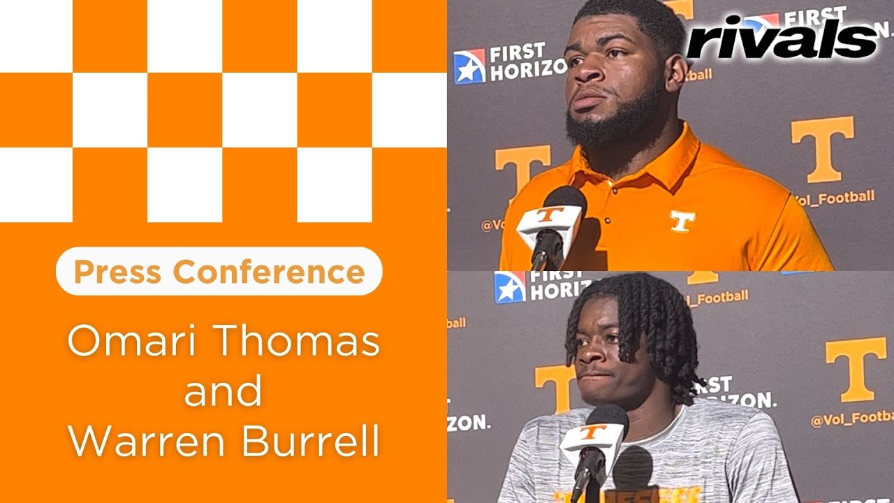 PRESS CONFERENCE: Tennessee players Omari Thomas and Warren Burrell ...