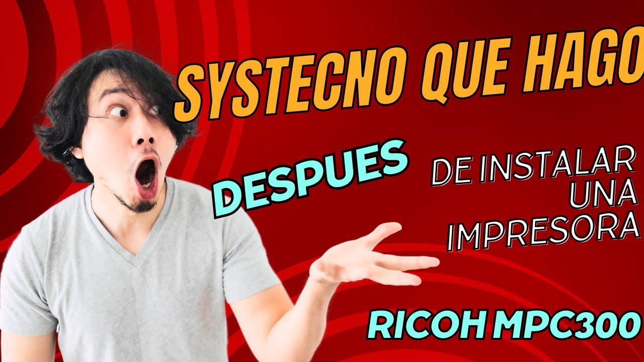 Inducción Ricoh mpc300 - YouTube