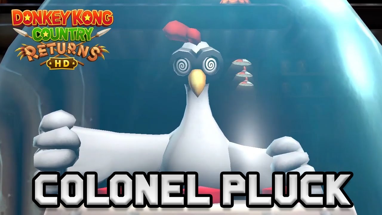 Colonel Pluck Boss Fight - Donkey Kong Country Returns HD - YouTube