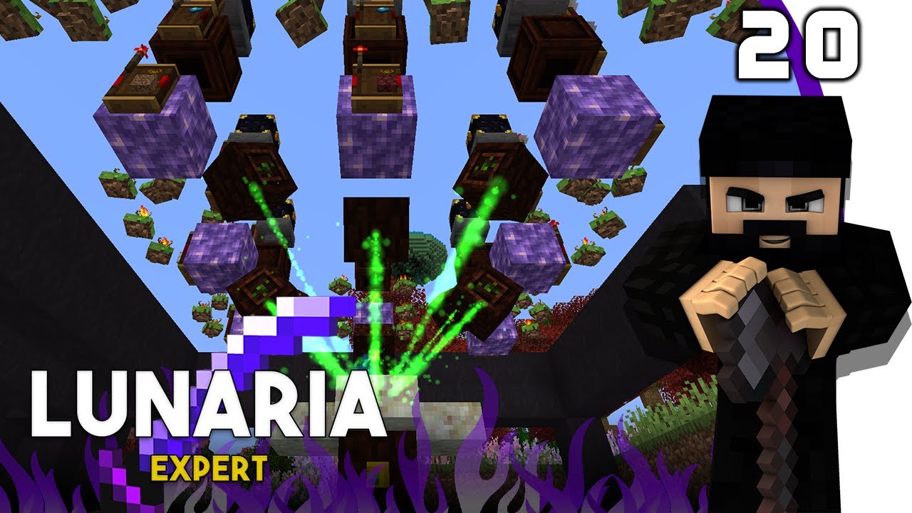[Minecraft] Lunaria Expert #20 - Mana Infini [FR] - YouTube