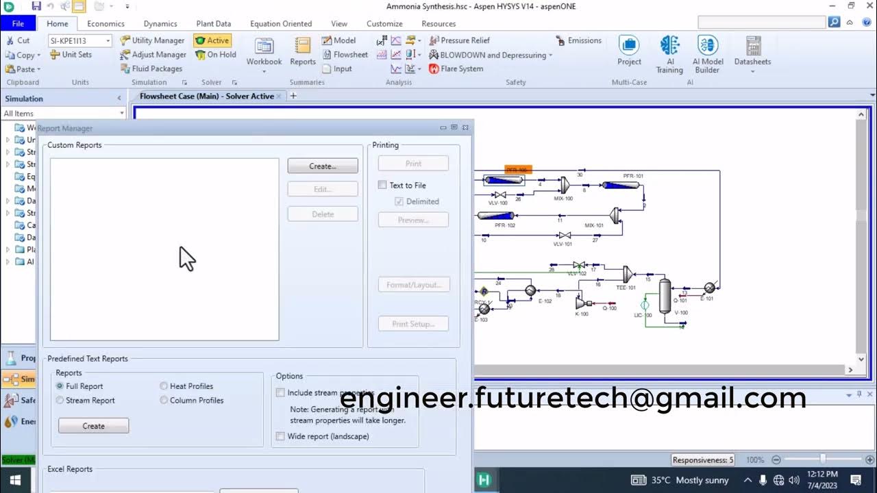 Aspenone Engineering Hysys EDR V 14 01 - YouTube