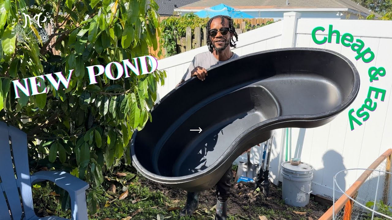 Creating a Turtle Paradise: Installing a 50-Gallon Preformed Pond ...