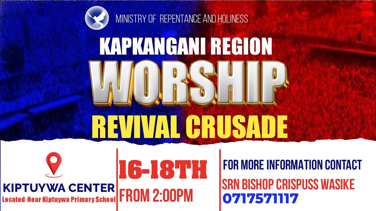 Live' WORSHIP REVIVAL CRUSADE AT KIPTUYA CENTER - YouTube