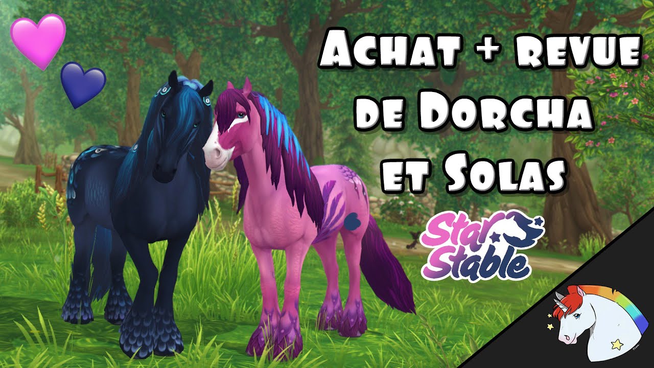 ACHAT + REVUE DE DORCHA ET SOLAS ️ - [Star Stable Online] - YouTube
