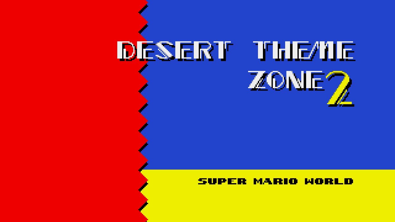 Desert (SMW) - Super Mario Maker 2 (Sonic 2 Style) - YouTube