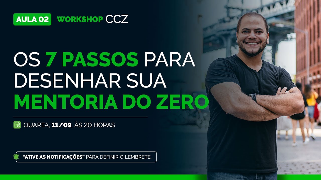 Os 7 Passos para Desenhar sua Mentoria do Zero - Aula 2 - Workshop CCZ - YouTube