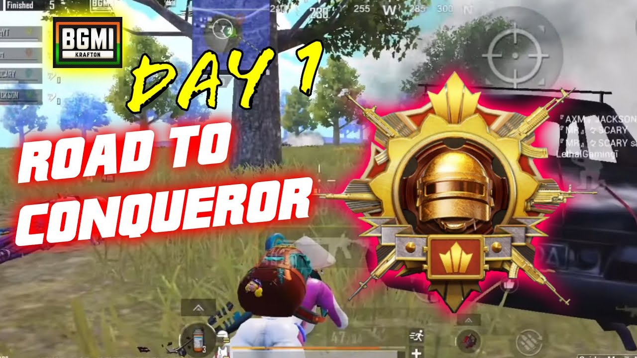 BGMI - Heal Battle Conqueror Push OP Lobby 🇮🇳#Day1 - YouTube