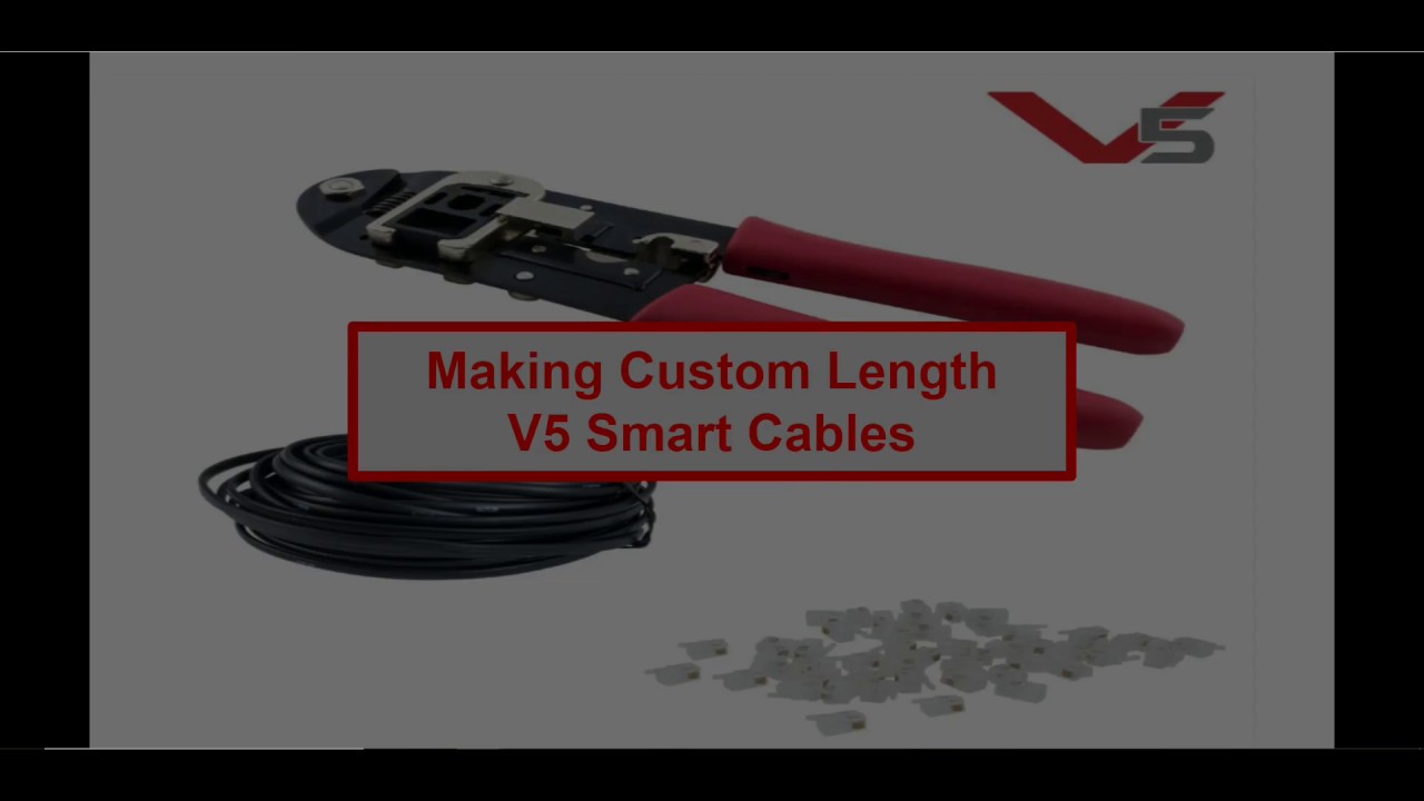 Assembling a custom length V5 Smart Cable - YouTube