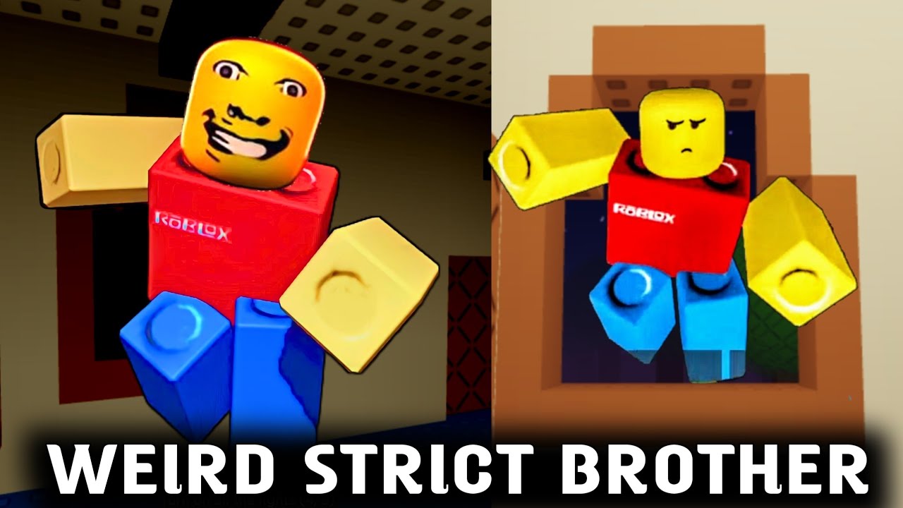 Roblox Weird Strict Brother All Endings Full Walkthrough Gameplay New ...