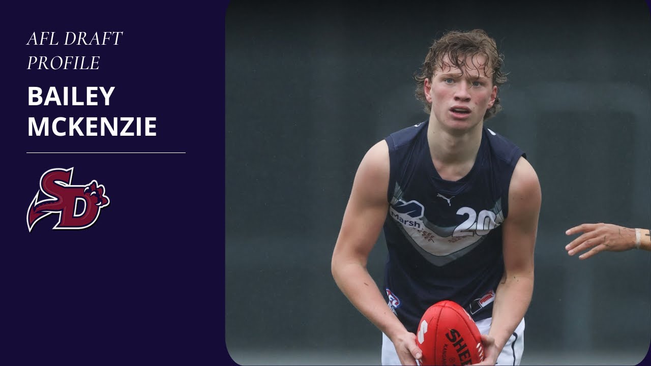 AFL Draft 2024 Player Profile - Bailey McKenzie - YouTube