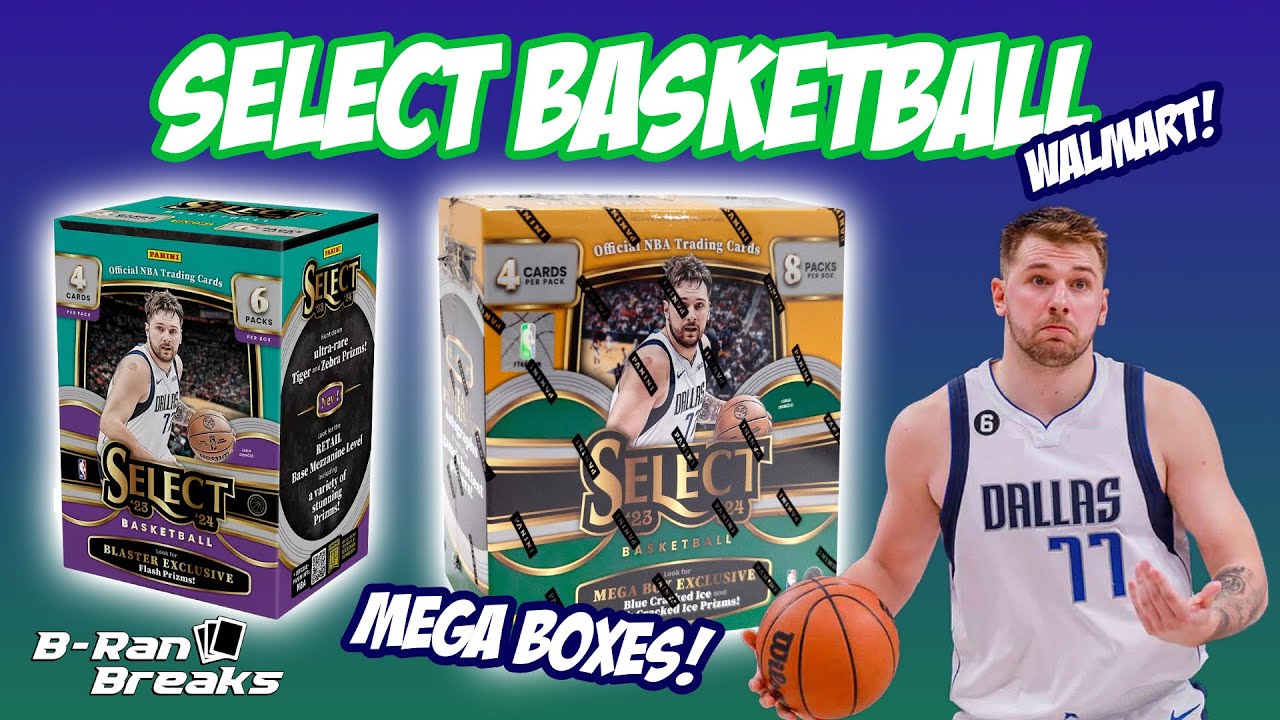 Select MEGA Boxes! 2023-24 Select Basketball Walmart Boxes! Blue and ...