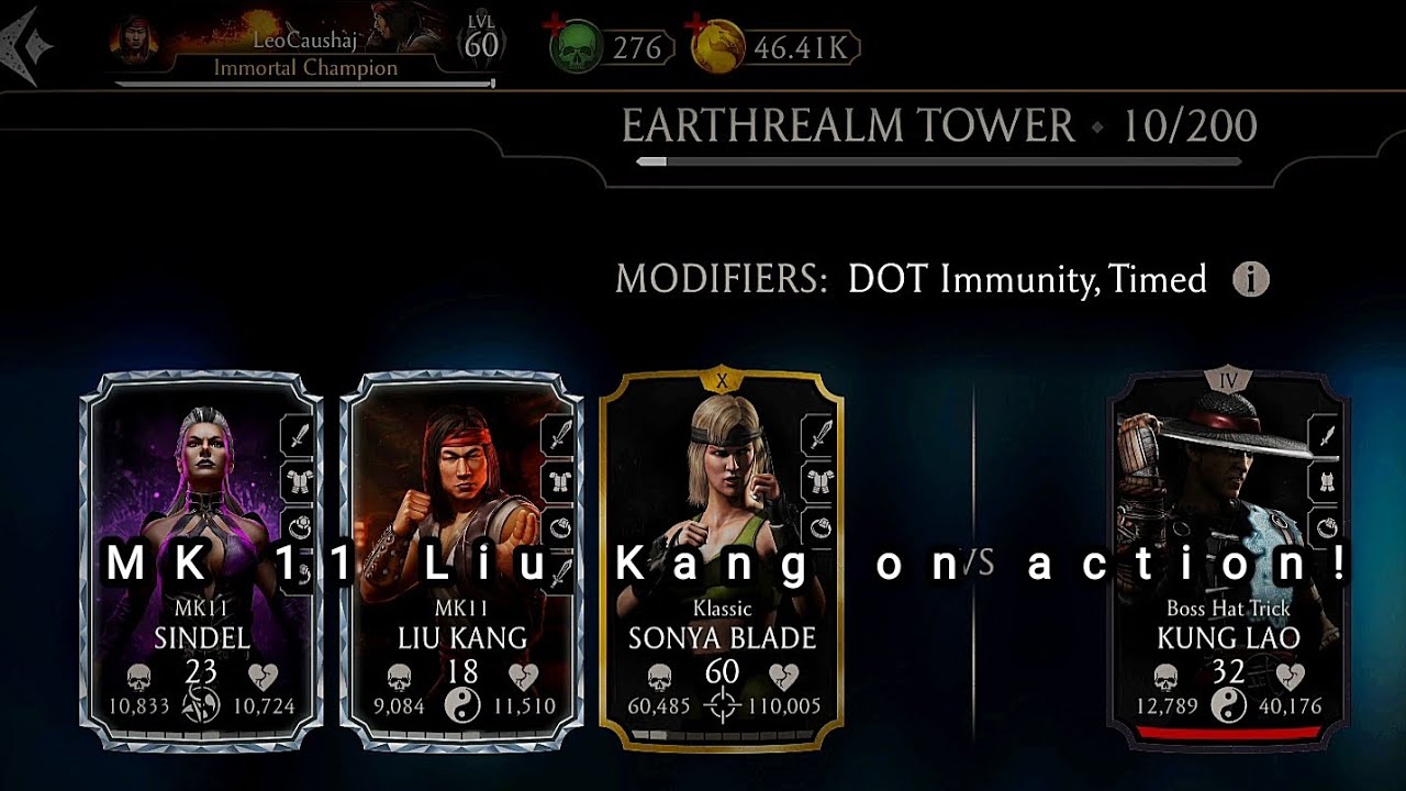 MK Mobile:MK11 Liu Kang gameplay - YouTube