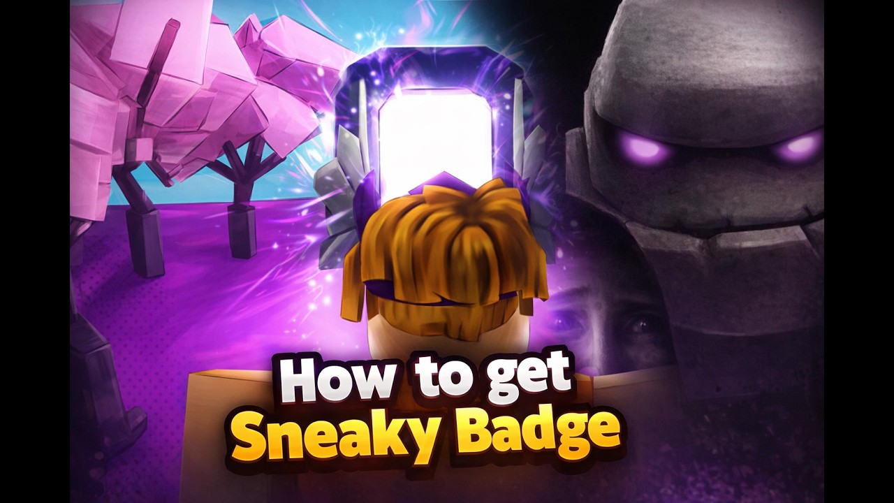 How to get the "Sneaky" Title and Badge in Untitled Upgrade Tree - YouTube