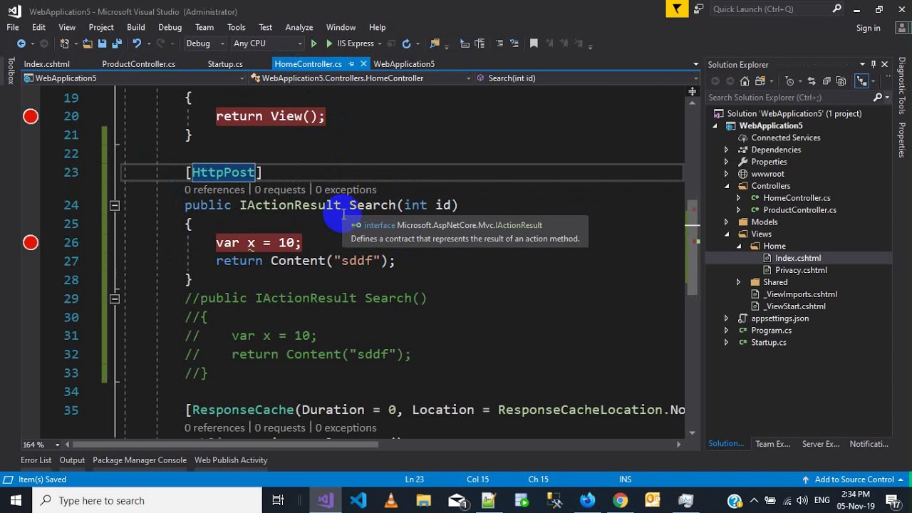 Aspnet Core Controller Action Filters فلاتر دوال كلاس التحكم Youtube