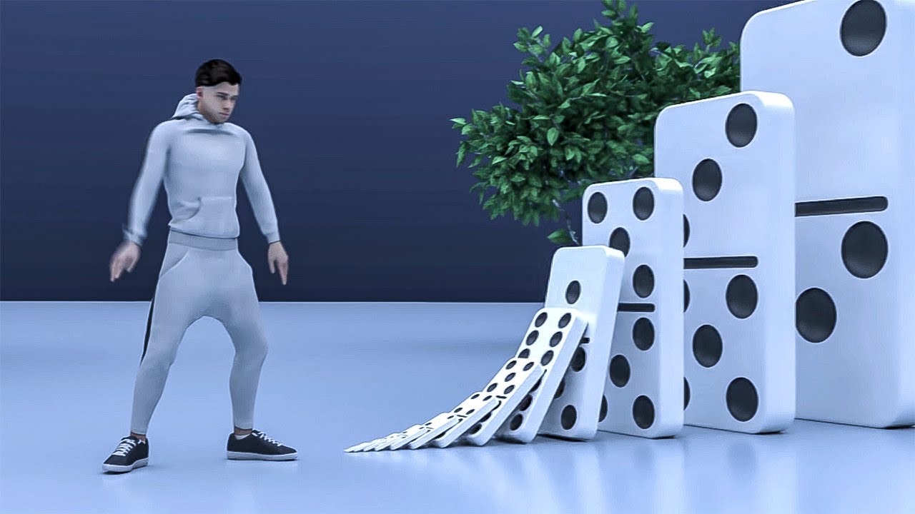 Domino Effect - The largest domino simulation - YouTube